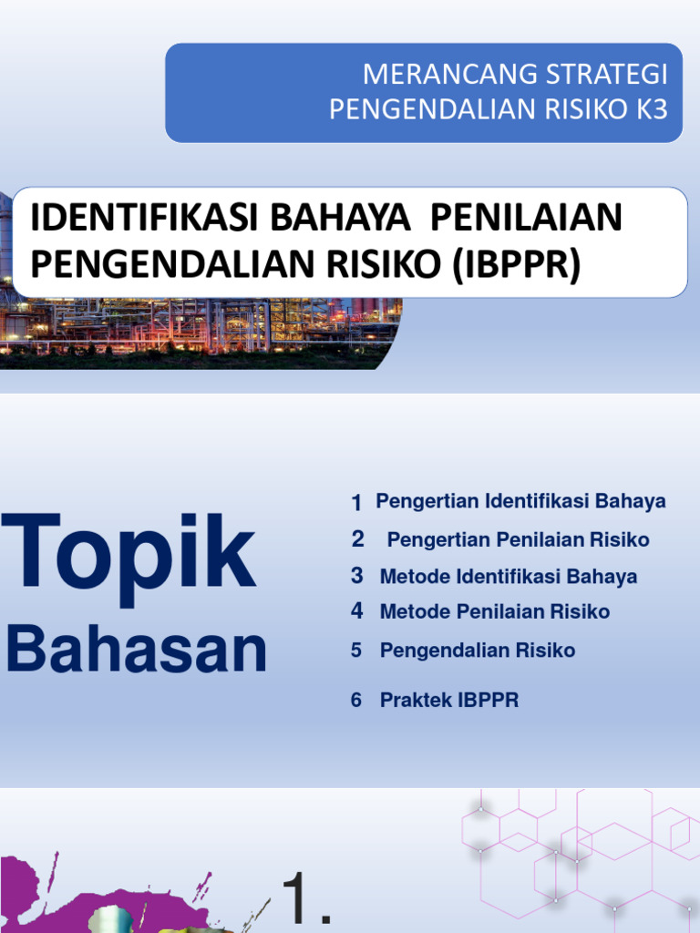 Strategi IBPPR untuk Pengendalian Risiko K3 | PDF