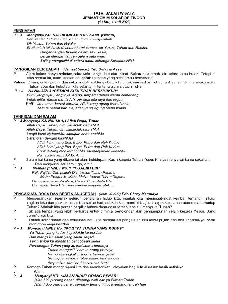 Tata Ibadah Wisata | PDF