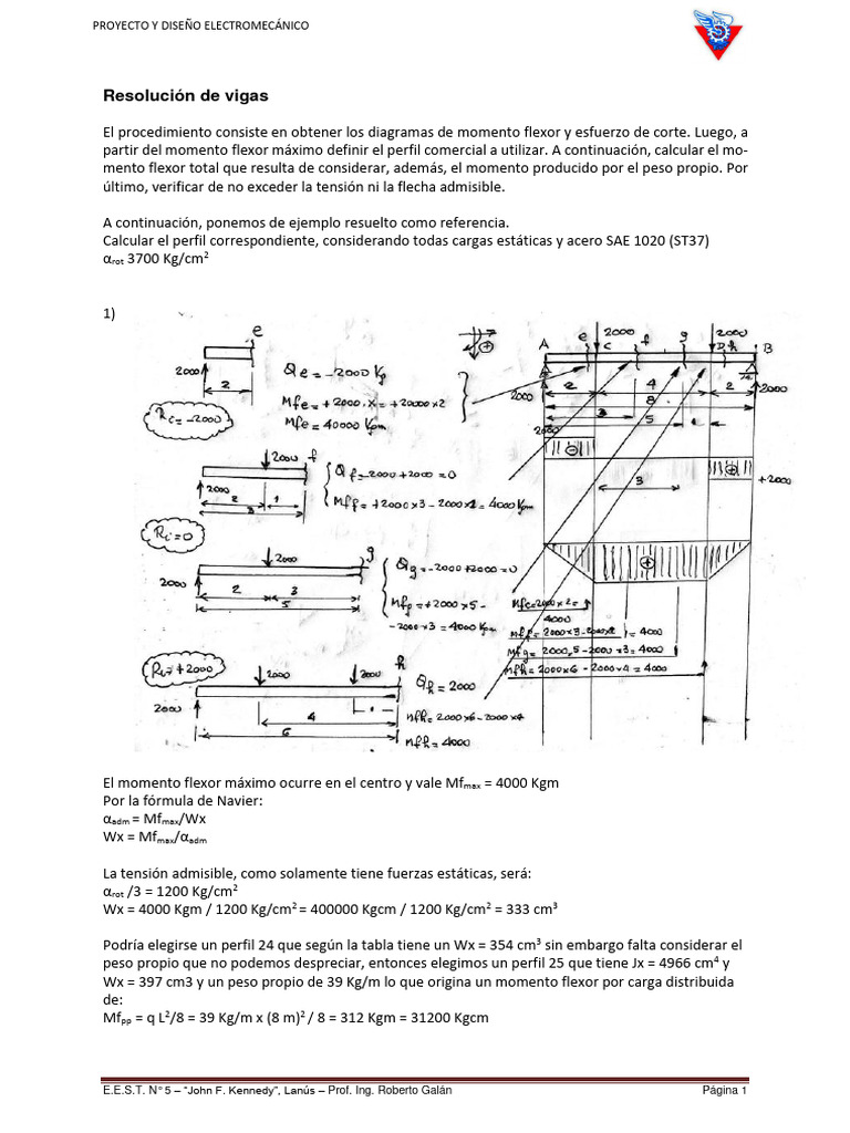 TP4 - Vigas | PDF | Materiales | Ingeniería mecánica