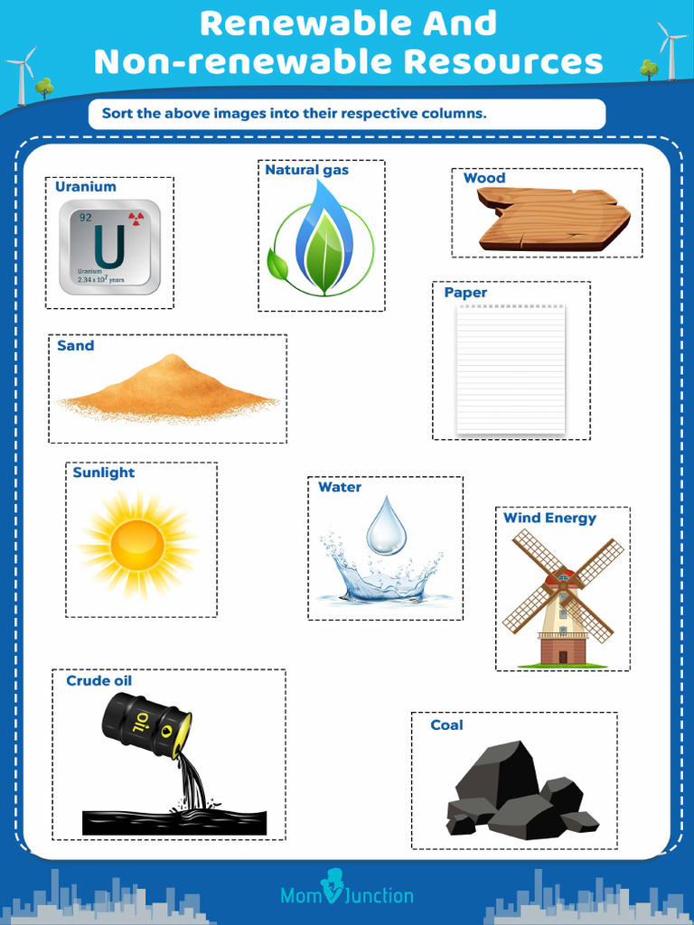 Renewable Resource Worksheet II | PDF