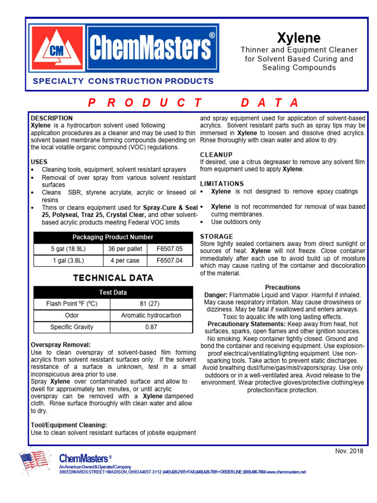 Xylene | PDF | Technology & Engineering