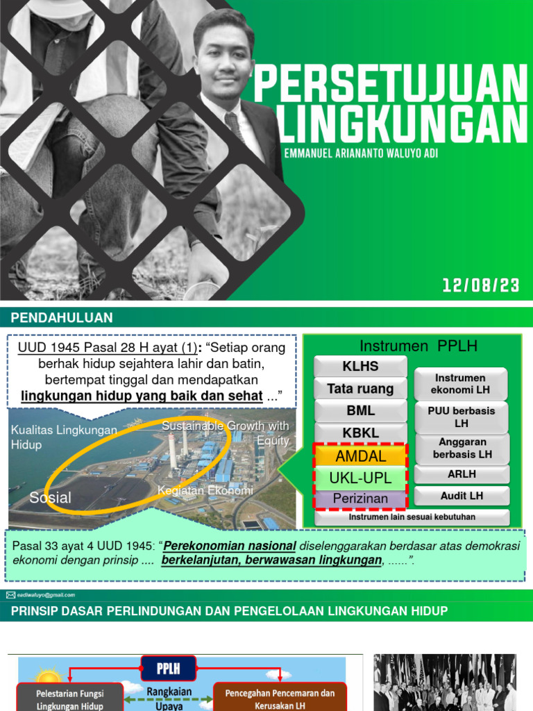 Pelatihan Perizinan Atau Persetujuan Lingkungan - PHI | PDF