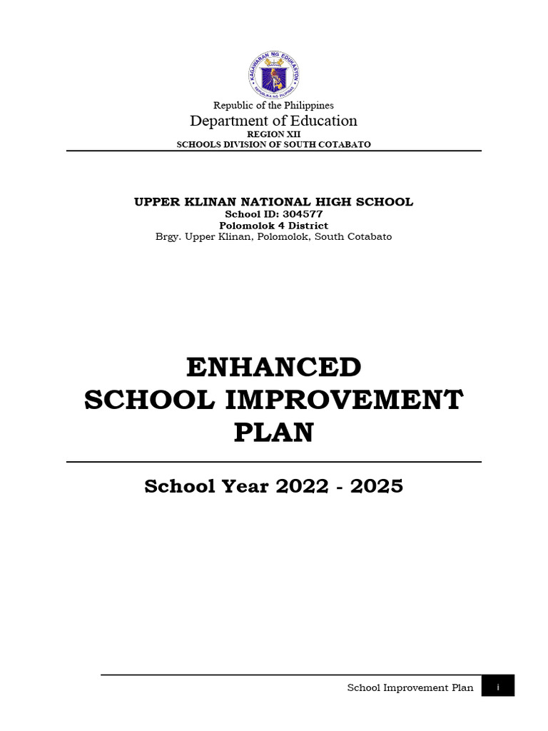 Enclosure No. 4 To DM Sgod No. 022 S. 2022 Sip Standard Outline | PDF ...
