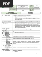 Distance Formula Lesson Plan for Grade 10 | PDF | Distance | Geometry