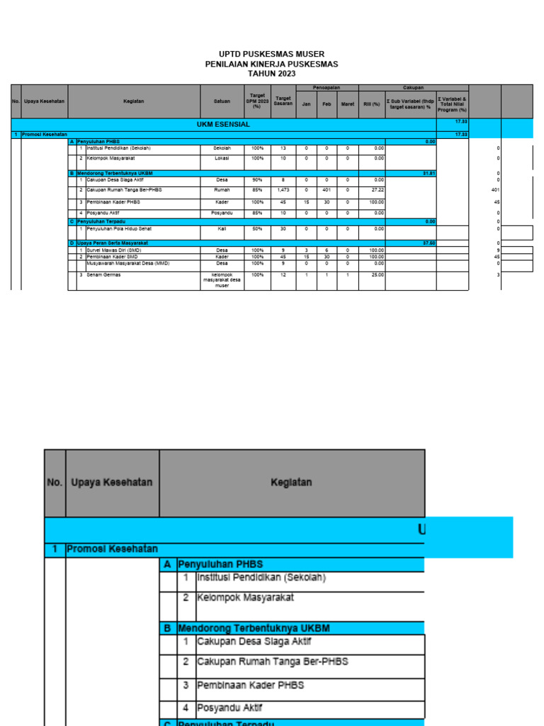 PKP Instrumen 23 Data Full PKM Muser | PDF