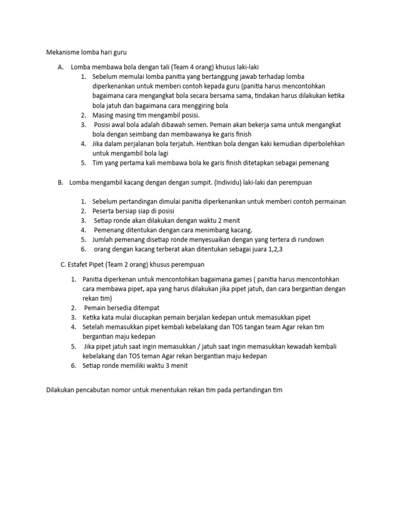 Document | PDF | Olahraga & Rekreasi