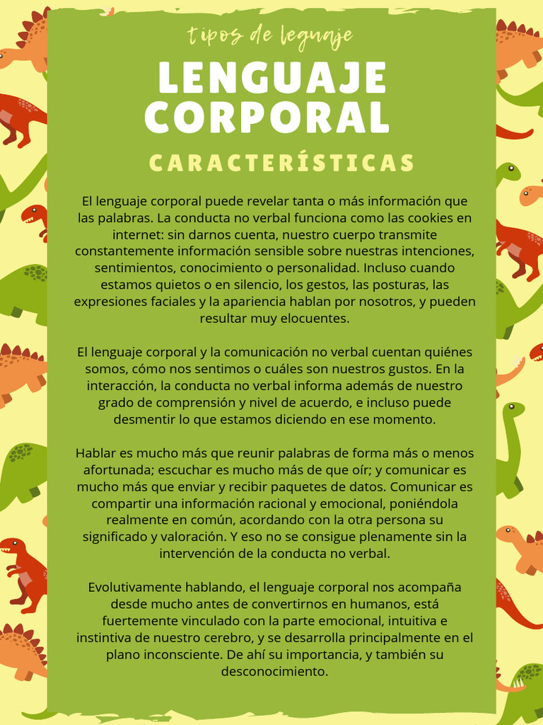 Investigación-Lenguaje Corporal | PDF Investigación-Lenguaje Corporal | PDF