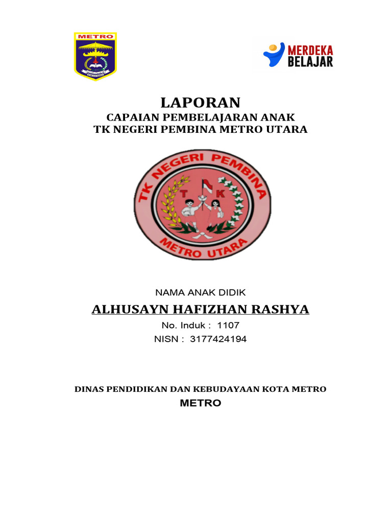 Rapot Kurikulum Merdeka | PDF