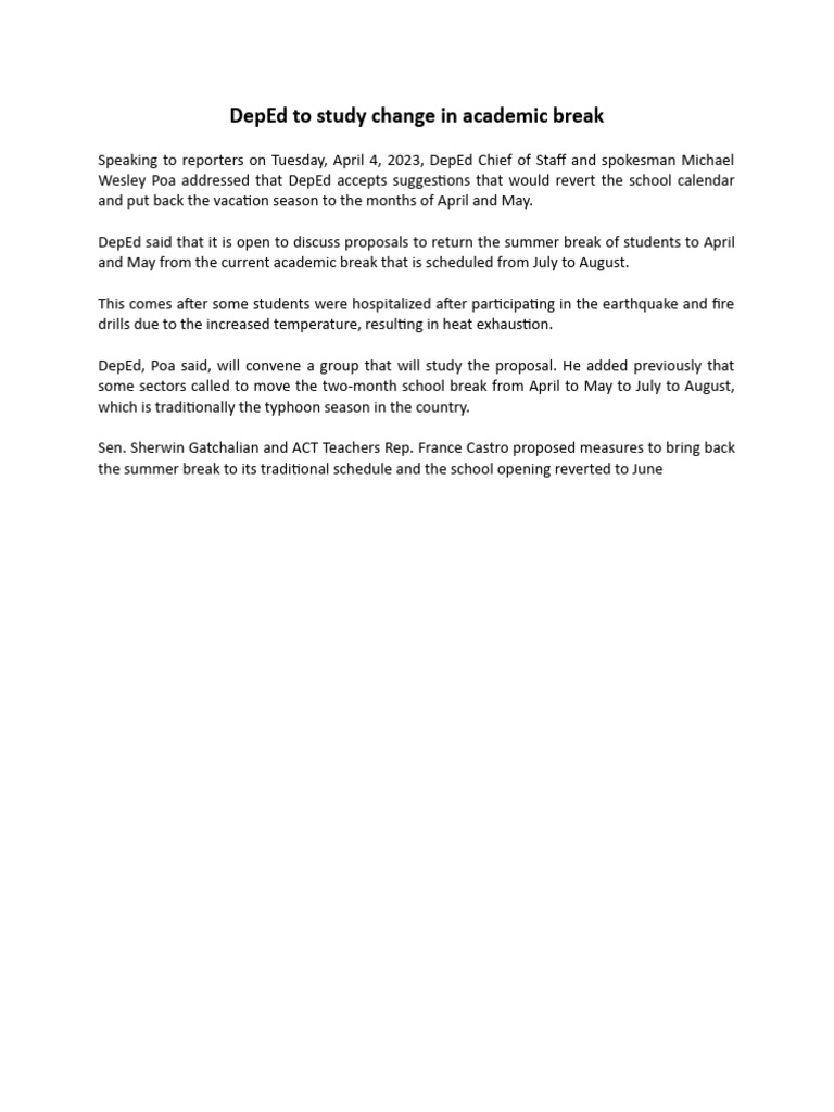 Fact Sheet for Editorial Writing | PDF