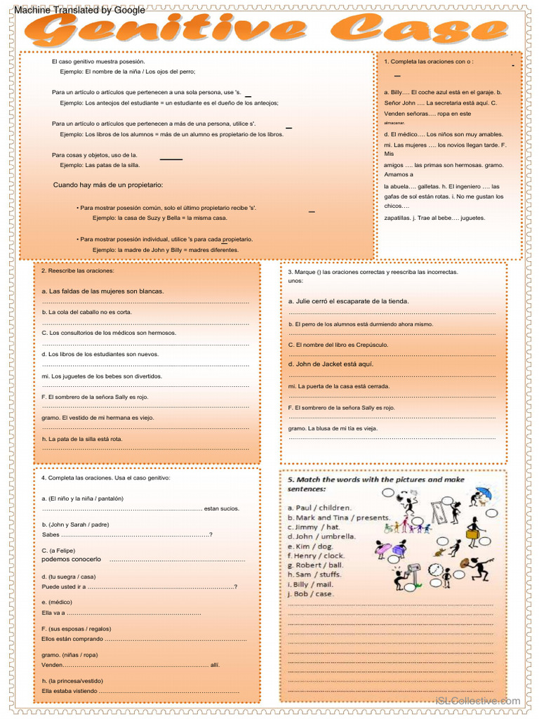 Genitive Case (1) (1) | PDF