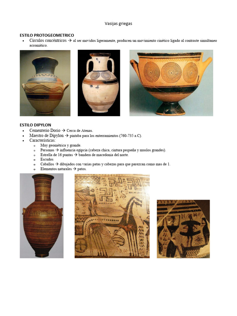 Vasijas Griegas - ACG | PDF | Arte | Historia
