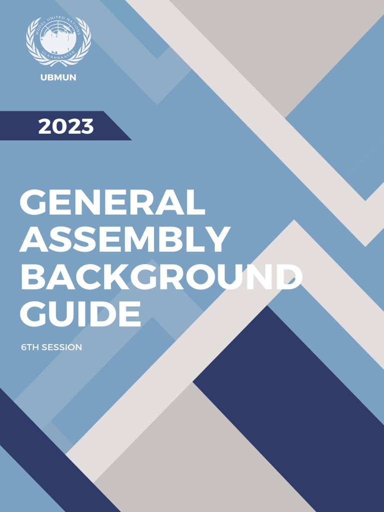 General Assembly Background Guide | Download Free PDF | Water Scarcity ...