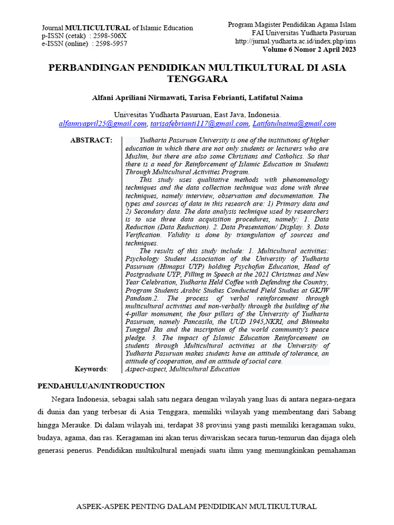 Jurnal Perbandingan | PDF | Ilmu Sosial | Sains & Matematika