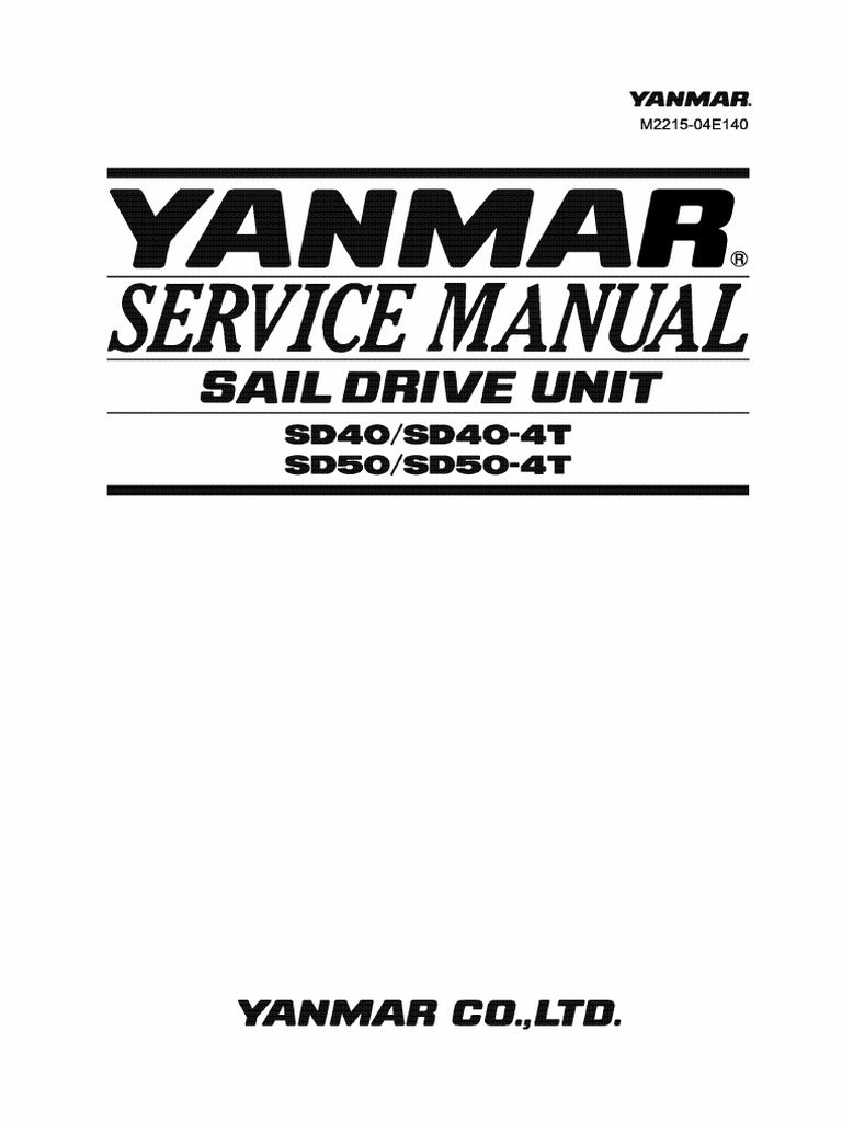 Yanmar SD40 Service | PDF