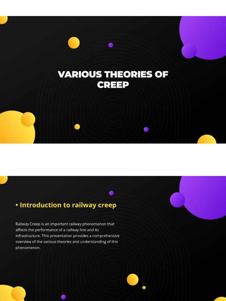Various Theories of Creep Assignment | PDF