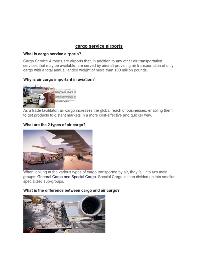 Air Cargo | PDF | Cargo | Dangerous Goods