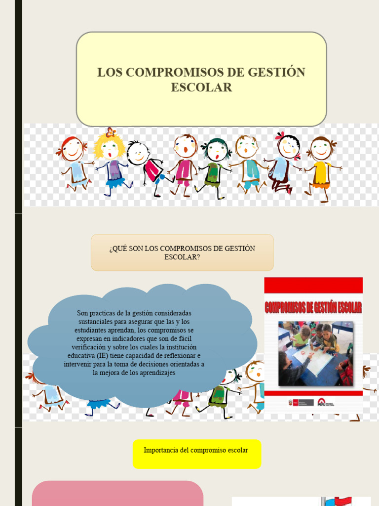 Los Compromisos de Gestion Escolar | PDF