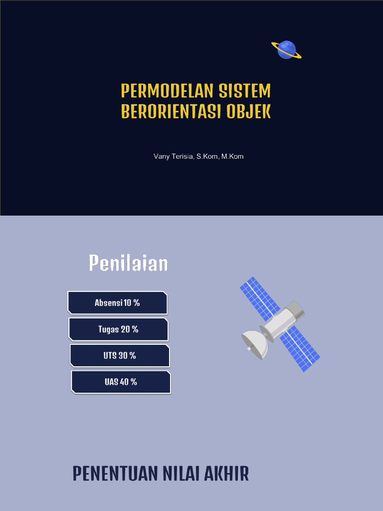 Pert 1 Pengenalan Pemrograman Berorientasi Objek | PDF