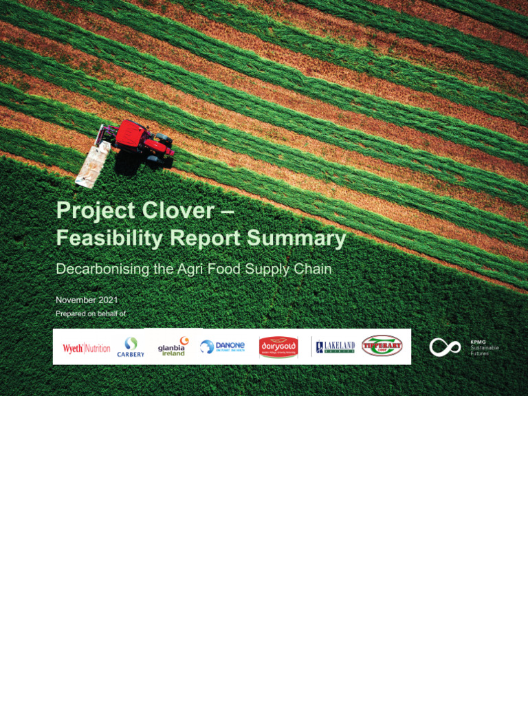 Project-Clover-KPMG-Feasibility-Summary-Nov-2021 | PDF