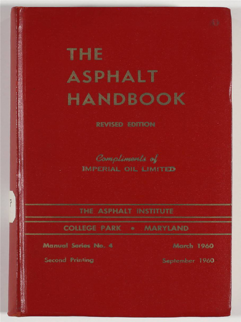 The Asphalt Handbook | PDF