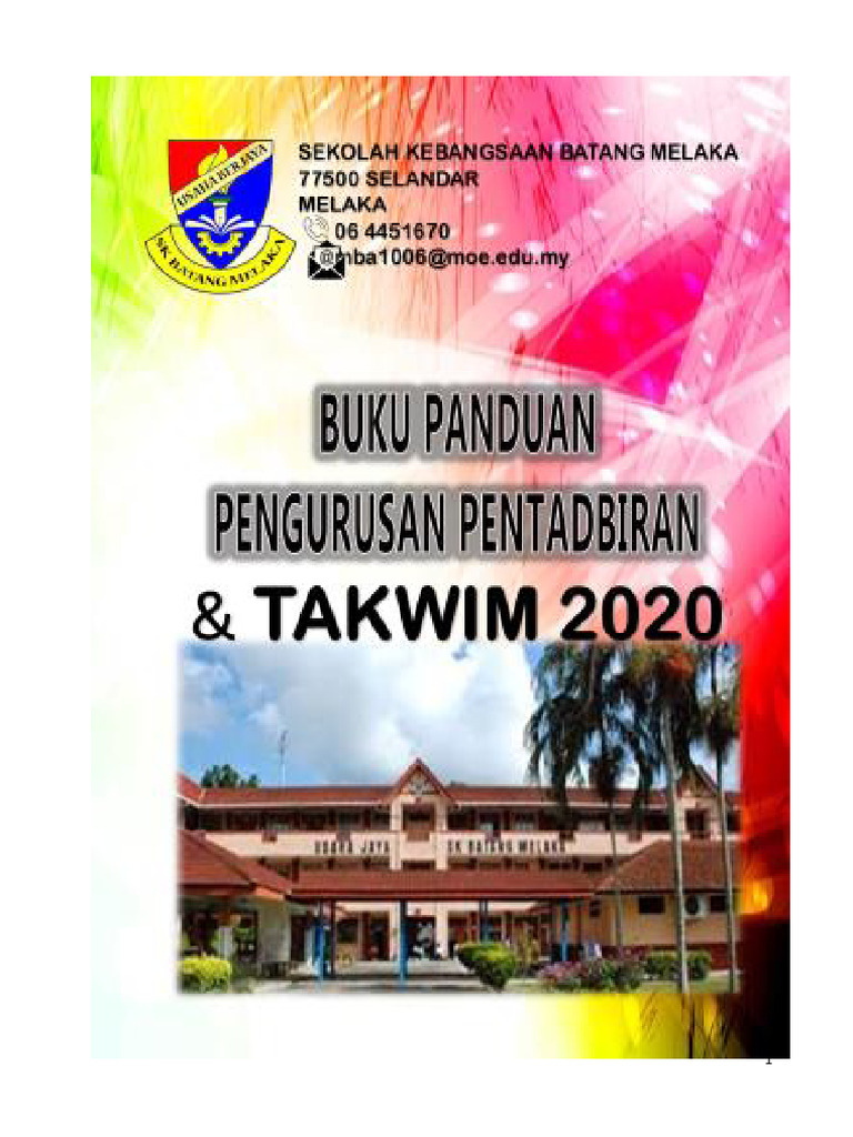 Buku Pengurusan SKBM 2020 | PDF