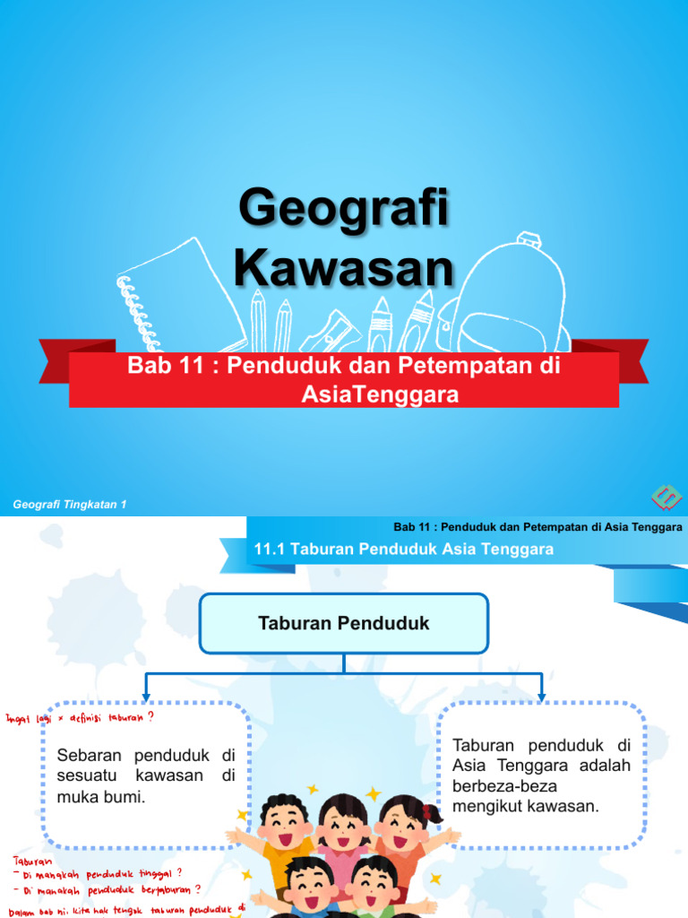 Bab 11 - Penduduk Dan Petempatan Di Asia Tenggara | PDF Bab 11 - Penduduk Dan Petempatan Di Asia Tenggara | PDF
