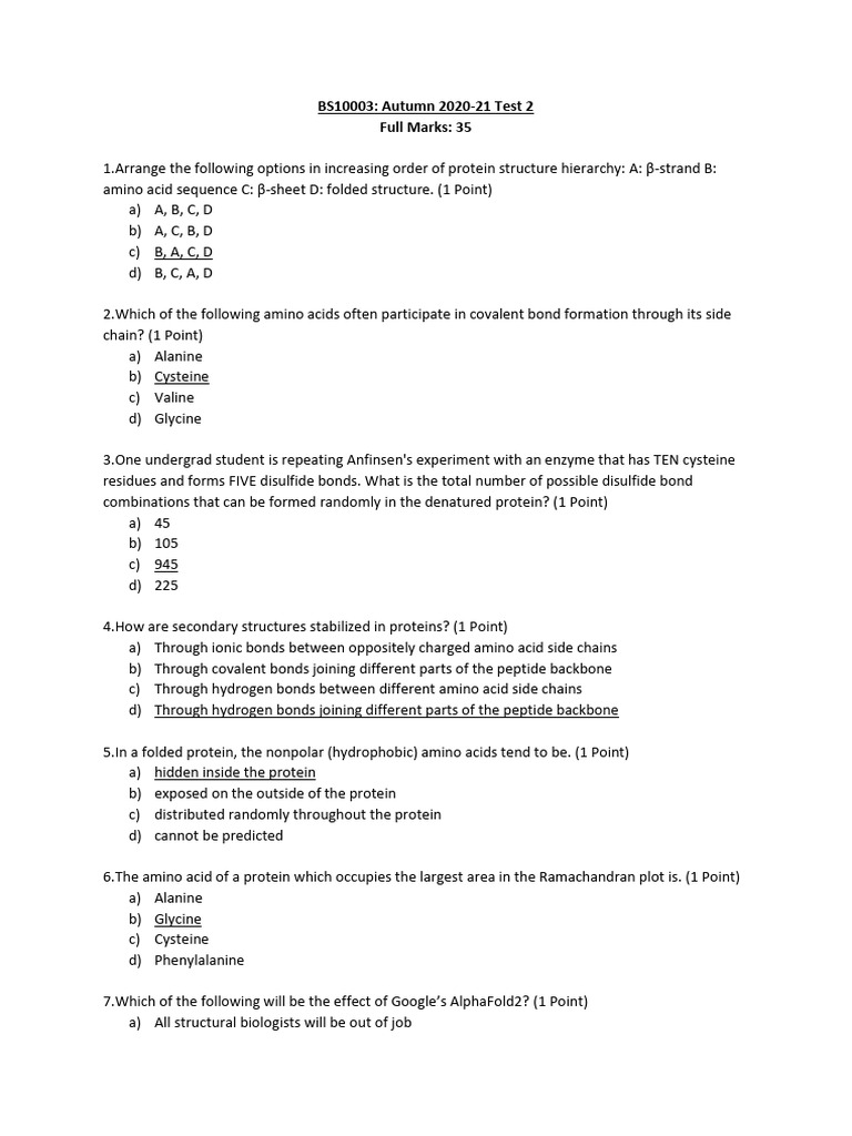 PYQs - Long Test 2 2020-21 Autumn | PDF | Science & Mathematics
