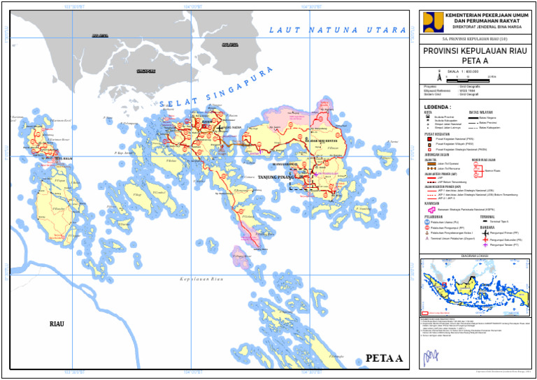Kepulauan Riau - Peta Provinsi (A) | PDF