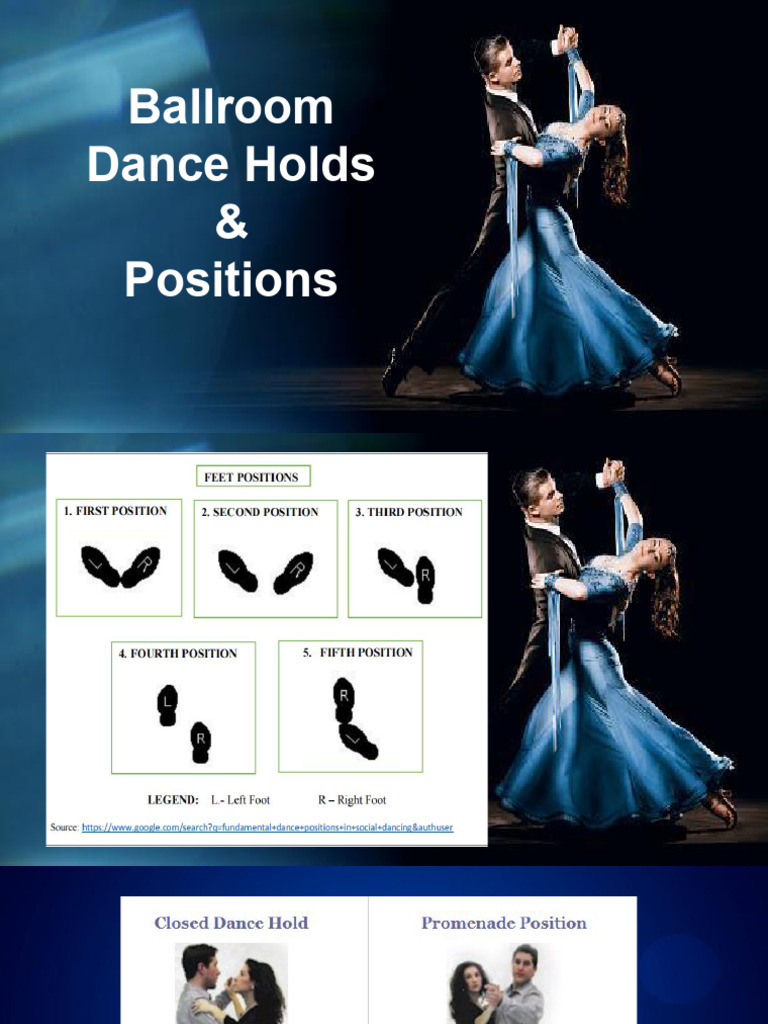 Ballroom Dance Holds and Positions | PDF