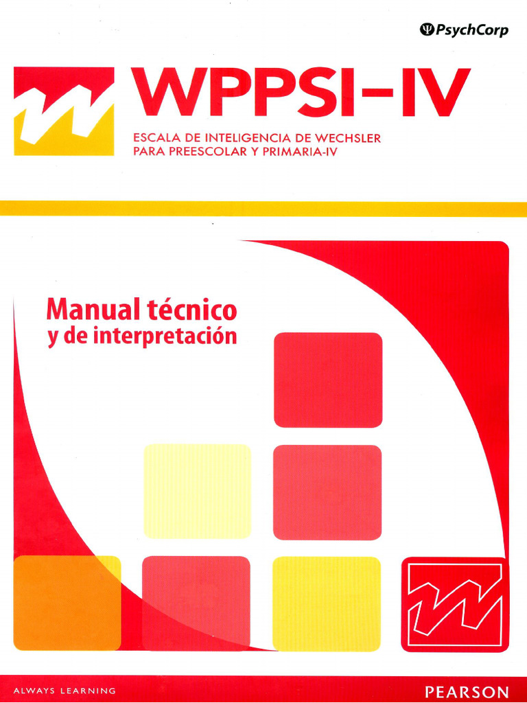 Manual Wippsi IV | PDF