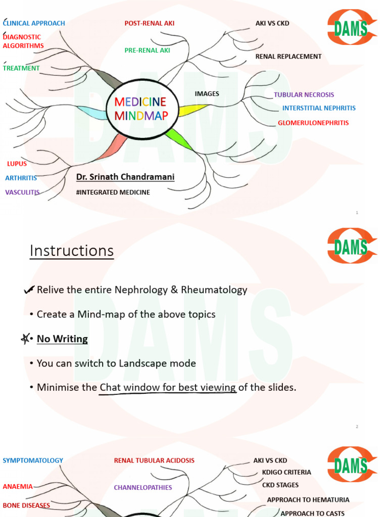 17 Jan - Med - Nephro Rhemat (DR Shrinath) DAMS DVT 2022 | PDF