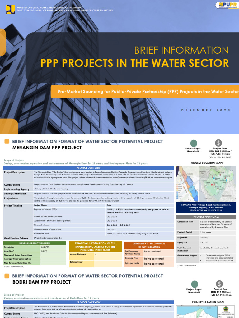 Compile - Updated Information of PPP Projects in Water Sector - Rev2 ...