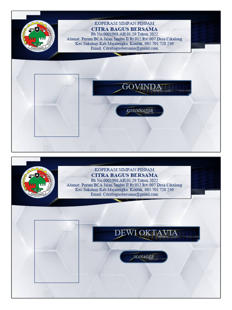 Kartu Meja KSP CBB | PDF