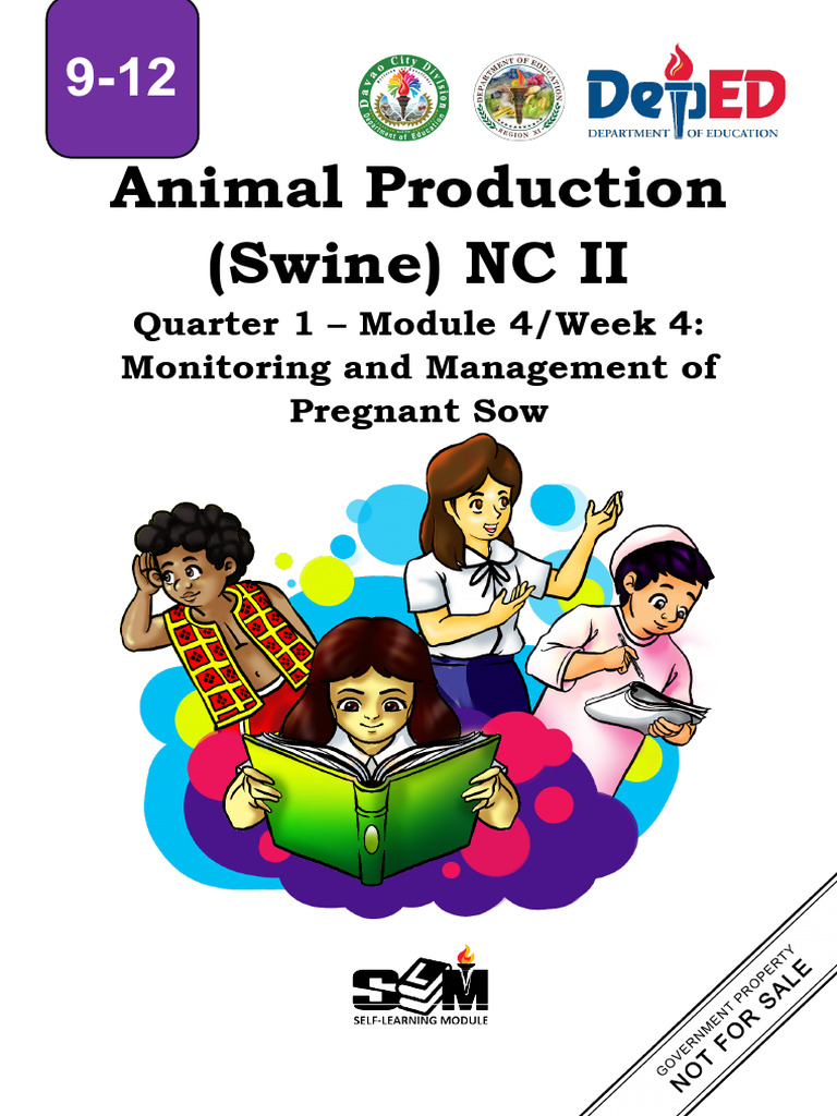 Q1 Animal Production (Swine) NC II 9-12 - Module 4 | PDF | Pig | Pregnancy