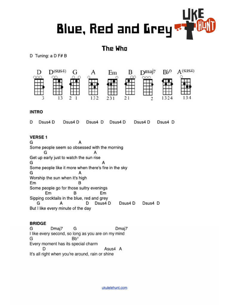 Red Blue and Grey Uke | PDF