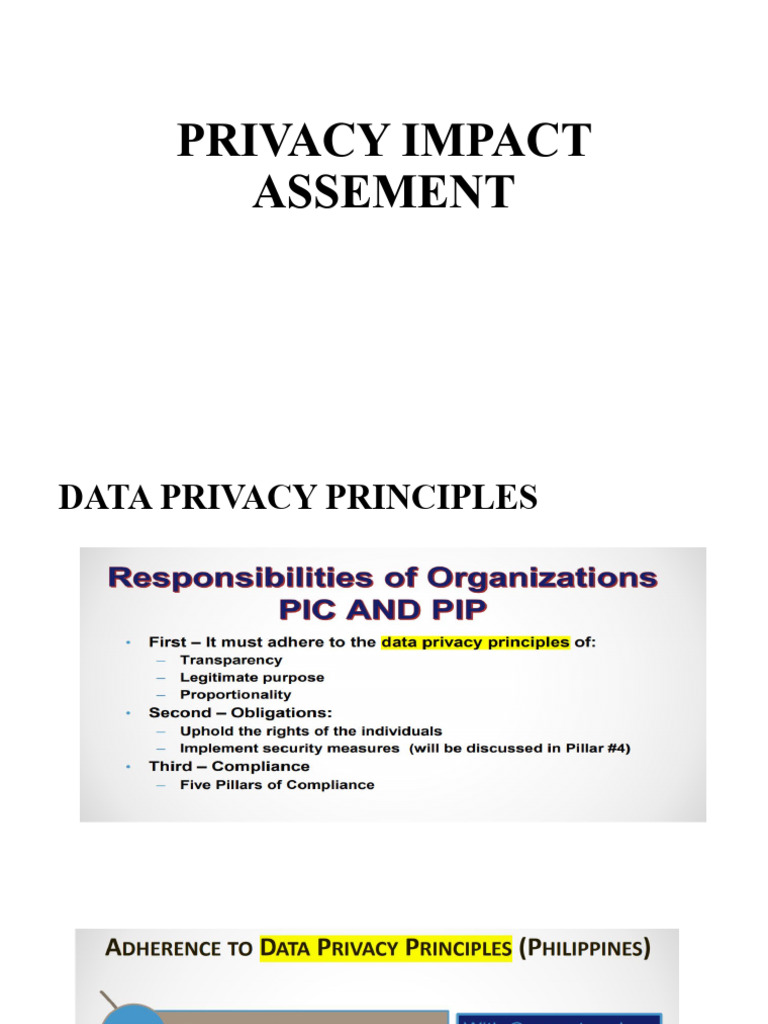 Privacy Impact Assement | PDF
