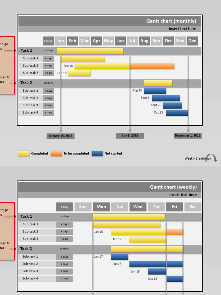 Gantt Chart 14394 | PDF | Hyperlink | Computing