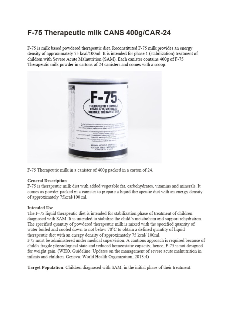 F75 | PDF | Milk | Magnesium