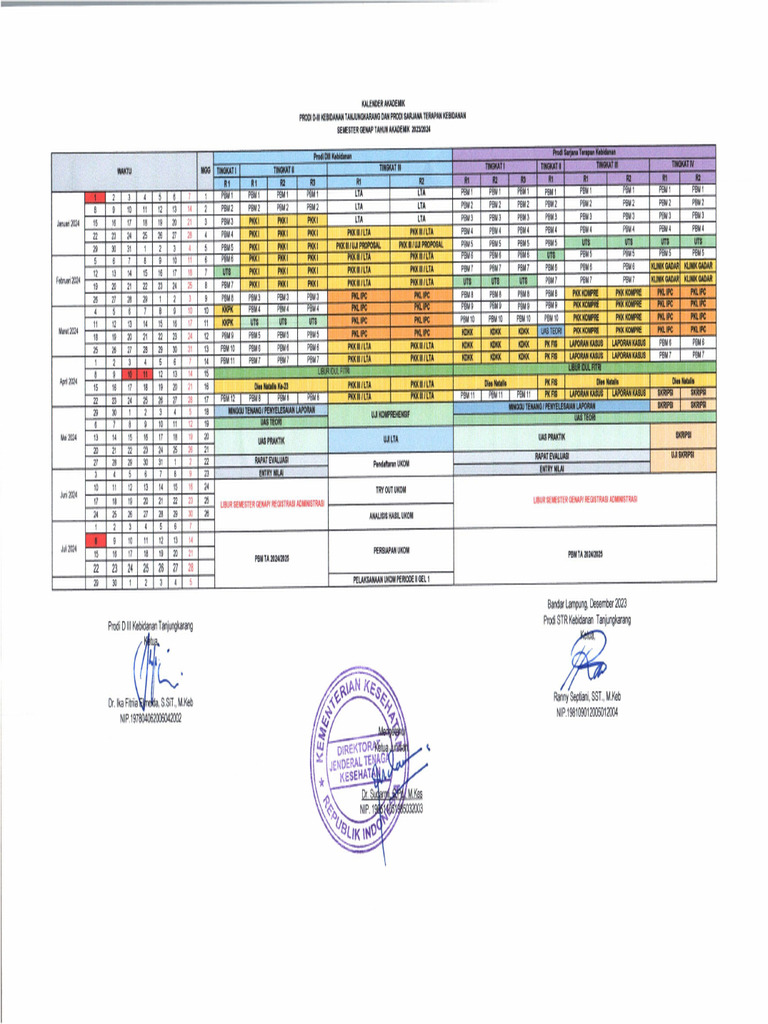 Kaldik TTD Stampel Genap 23-24 | PDF