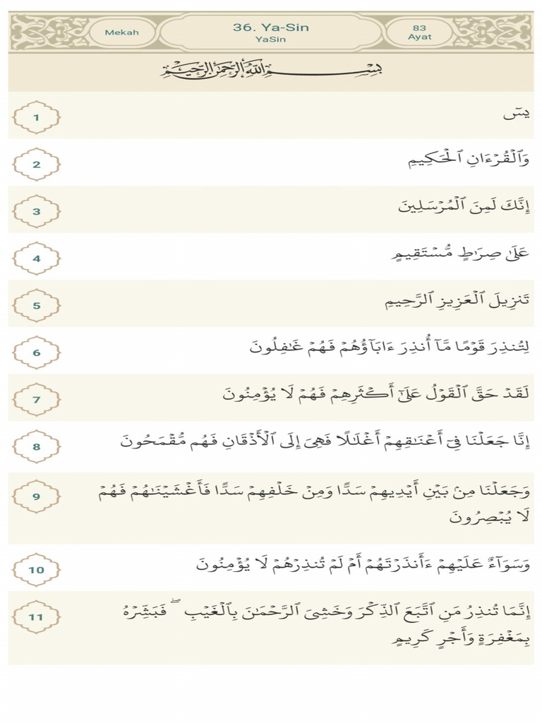 36 Yasin | PDF