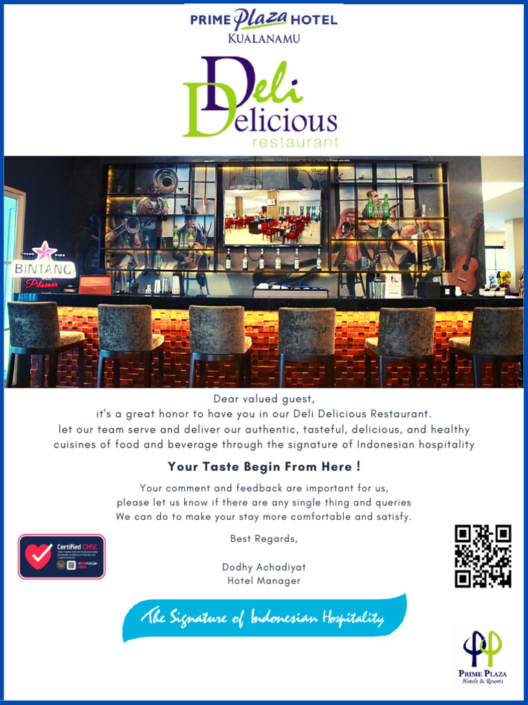 Deli Delicious Restaurant Menu | PDF | Indonesian Cuisine | Foods