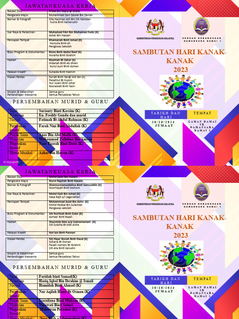 Buku Program MINGGU PSS 2023 | PDF
