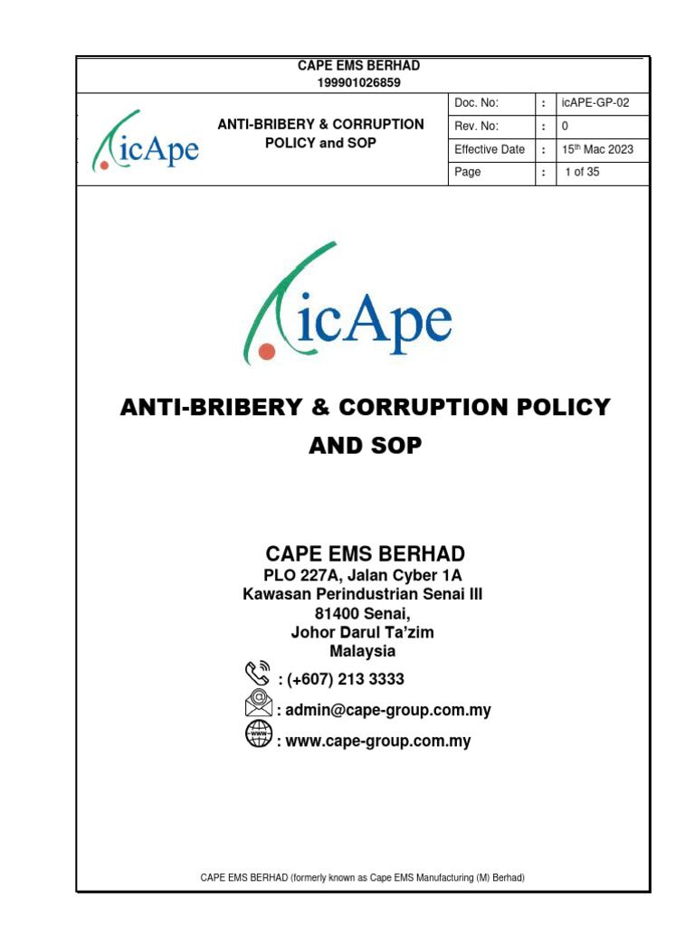 Gp-02 ABC Policy & Sop | PDF
