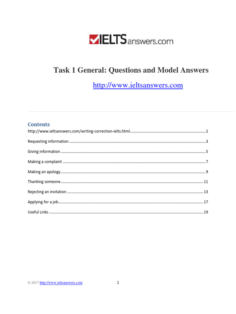 IELTS Writing Questions and Models Letters | PDF | Gratitude