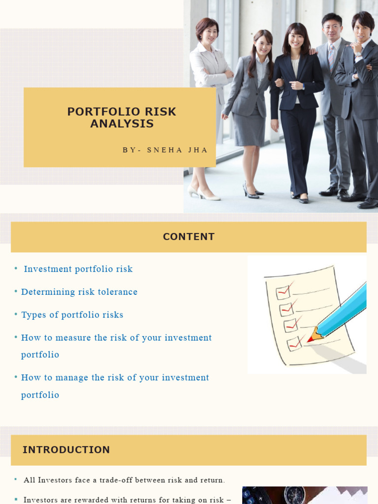 Portfolio Risk Analysis | PDF | Investing | Economics