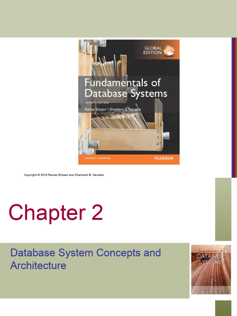 DB Chapter02 - Database System Concepts and Architecture 2 | PDF