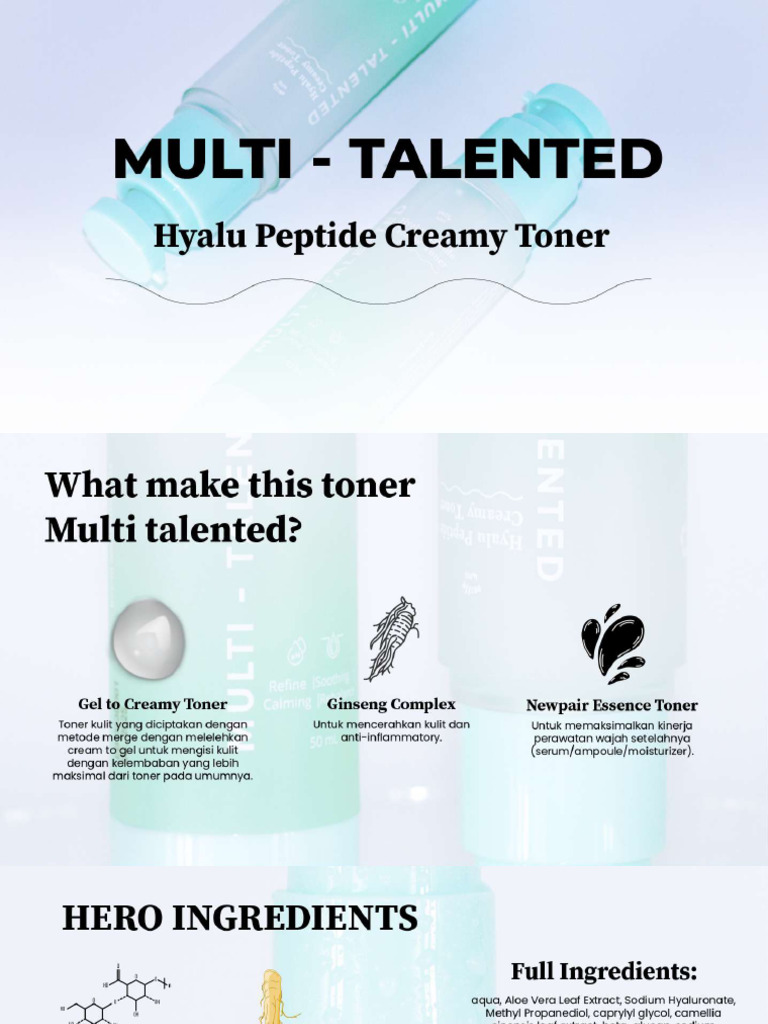 PK Hydrating Toner | PDF