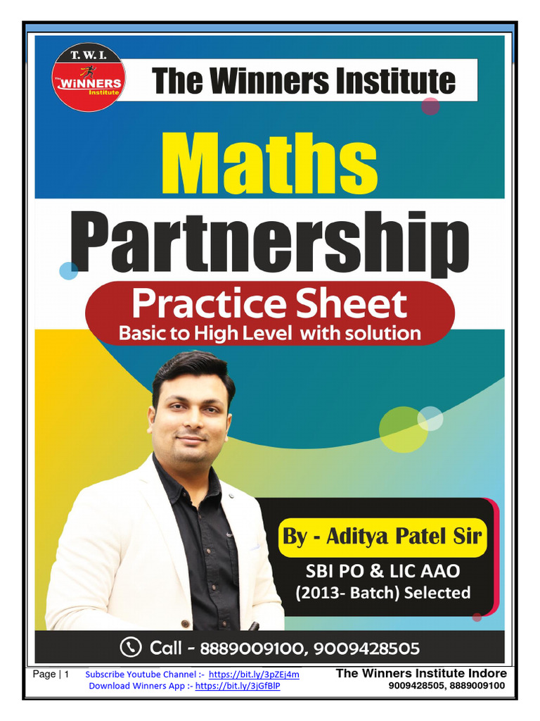 Partnership Practice Sheet | PDF