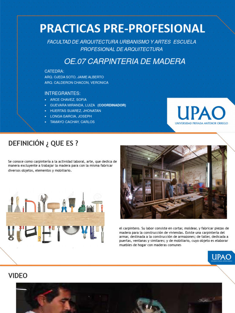 CARPINTERIA DE MADERA | PDF