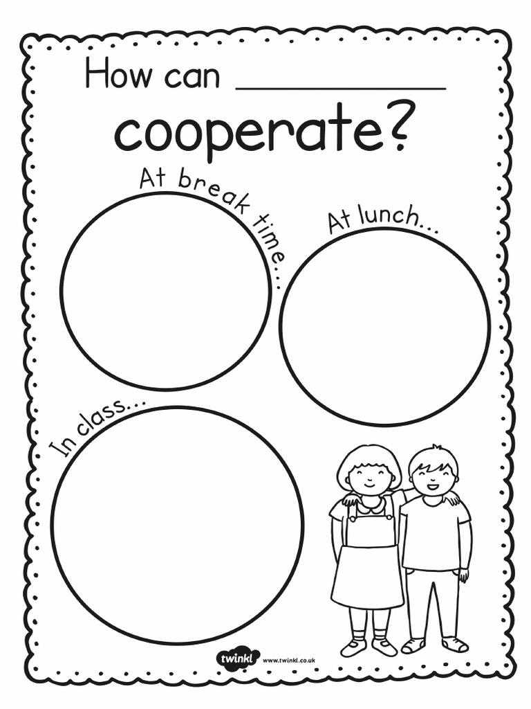 Cooperstion Writing Frame | PDF